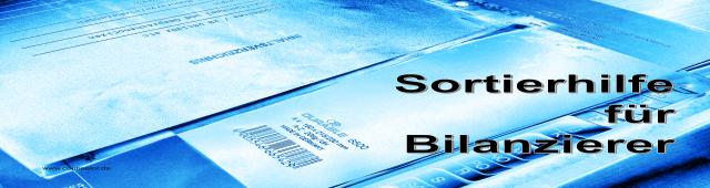 Sortierhilfe für Unterlagen vom Steuerberater